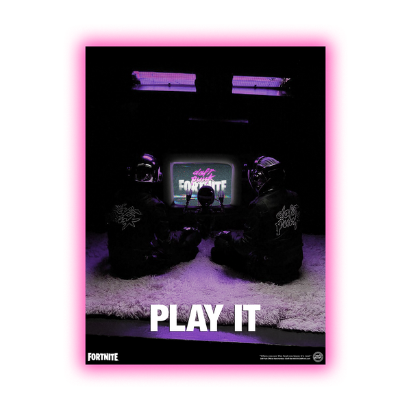 Fortnite x Daft Punk Poster